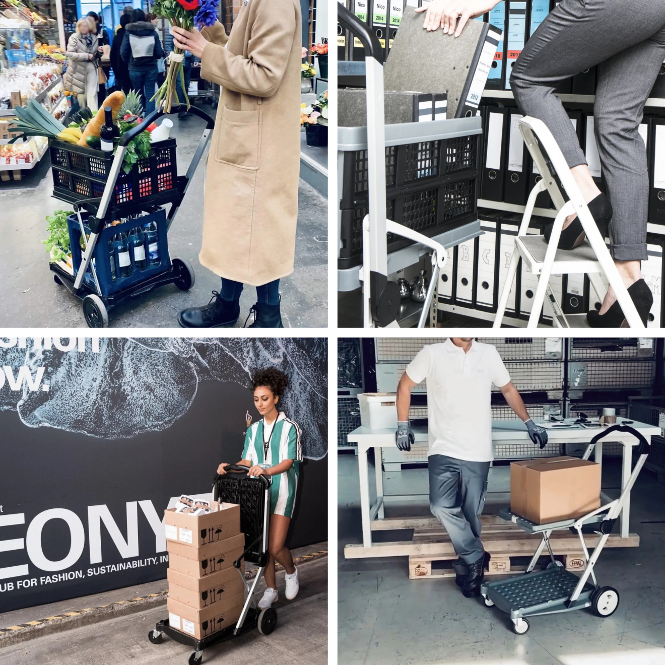 Perfect Cart® – Multi use Functional Collapsible Carts – PlacidEase